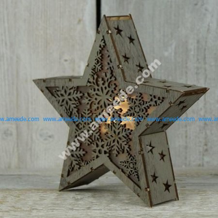 Star Light Lamp Laser Cut – Free Download Vector Files