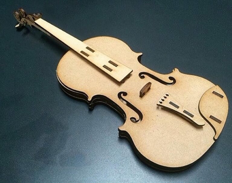 Violin - Free download vector file Laser cut and CNC cut Wood - Free ...
