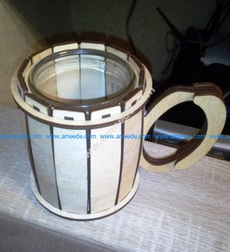 Laser Cut Cup Holder – Free Download Vector Files