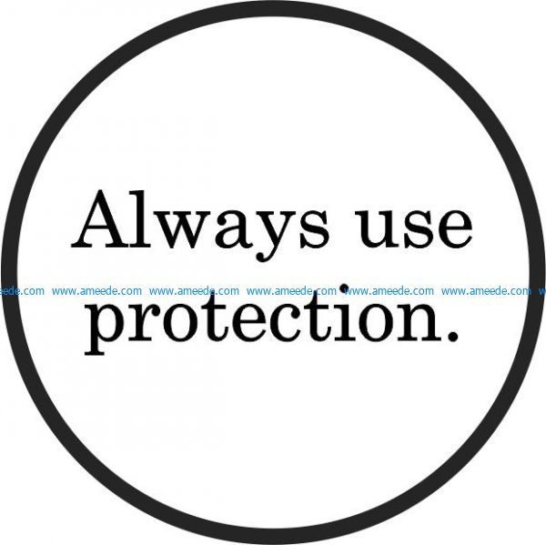 Coasters Dirty always use protection file cdr and dxf free vector ...