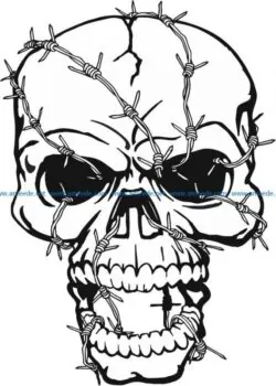 Barbed Wire E0020706 File Cdr And Dxf Free Vector Download For Laser ...