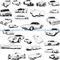 Supercar file cdr and dxf free vector download for laser engraving ...