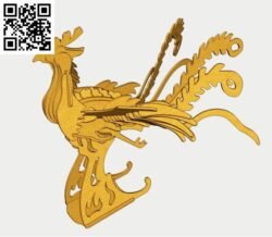Phoenix file cdr and dxf free vector download for Laser cut – Download ...