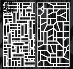 Design pattern screen panel E0010734 file cdr and dxf free vector ...