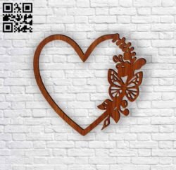 Heart photo frames E0012335 file cdr and dxf free vector download for ...