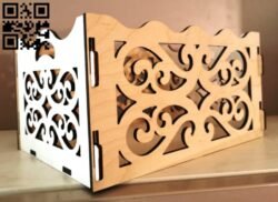 Box E0012625 file cdr and dxf free vector download for laser cut - Free ...