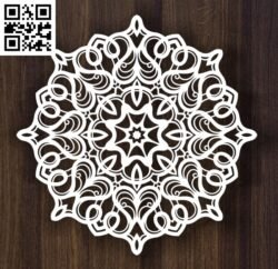 Circle ornament E0013313 file cdr and dxf free vector download for ...