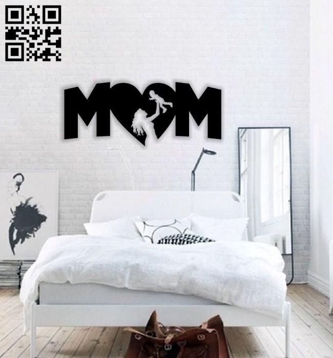 Mother day E0014369 file cdr and dxf free vector download for laser cut ...