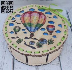 Embroidery box E0014724 file cdr and dxf free vector download for laser ...