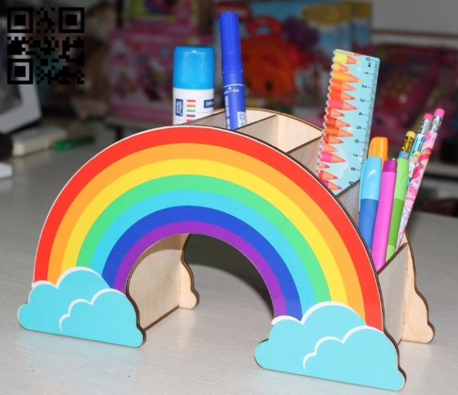 Rainbow organizer E0015349 file cdr and dxf free vector download for ...