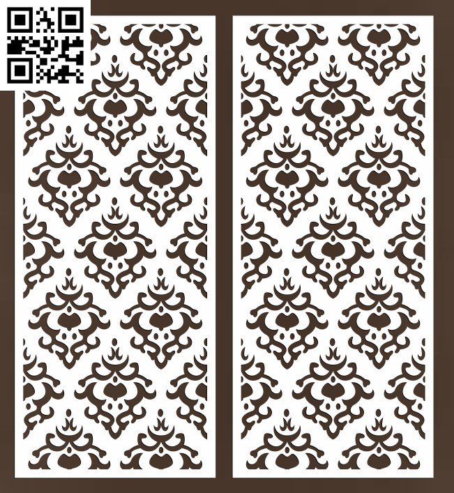 Design Pattern E G0000164 file cdr and dxf free vector download for CNC ...