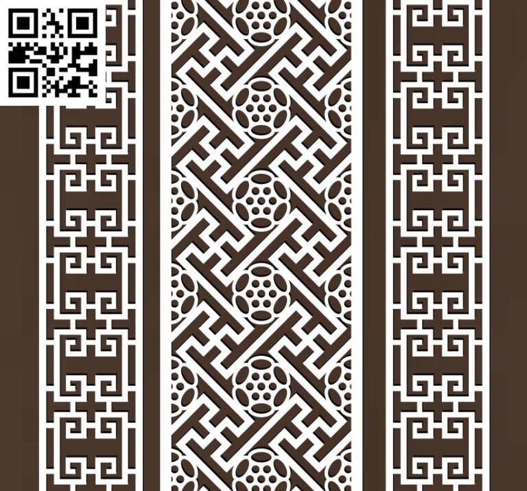 Design pattern panel screen G0000501 file cdr and dxf free vector ...