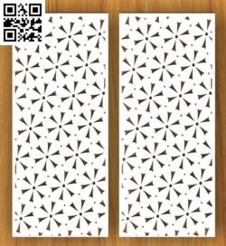 Design pattern screen panel E0010177 file cdr and dxf free vector ...
