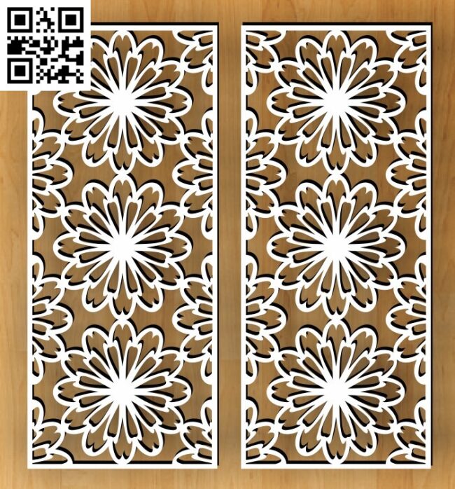 Design pattern panel screen J G000402 file cdr and dxf free vector ...