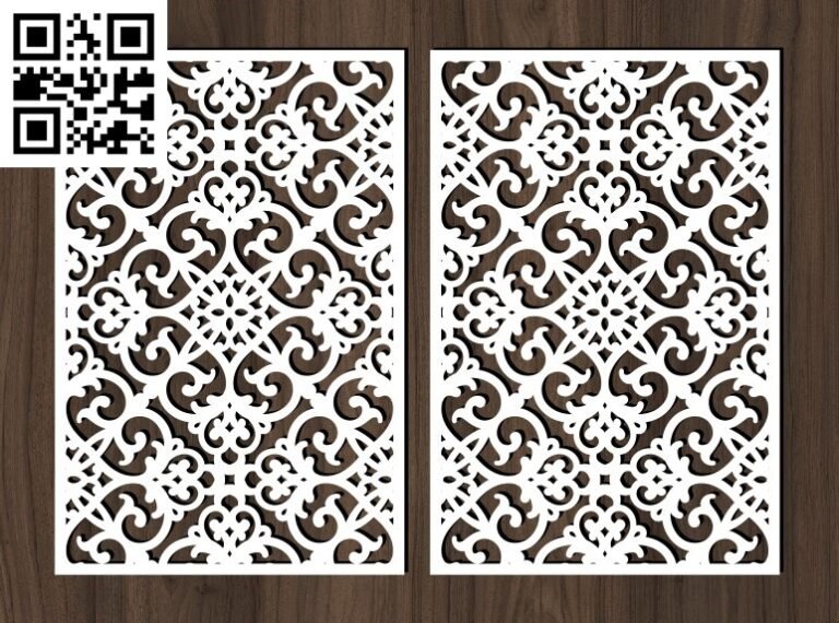 Design pattern screen E G0000355 file cdr and dxf free vector download ...