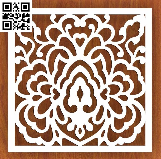 Lattice Floral Pattern G000212 file cdr and dxf free vector download ...