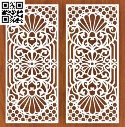 Design pattern panel screen E G0000515 file cdr and dxf free vector ...