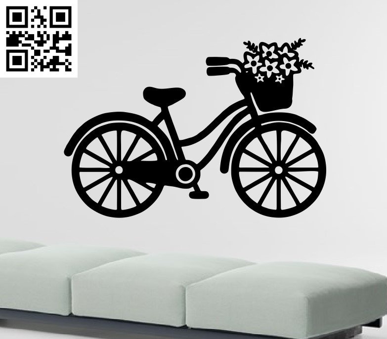 The Bike G0000522 file cdr and dxf free vector download for CNC cut ...