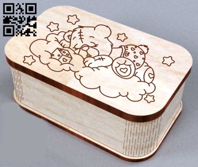 Box E0017899 file cdr and dxf free vector download for Laser cut - Free ...