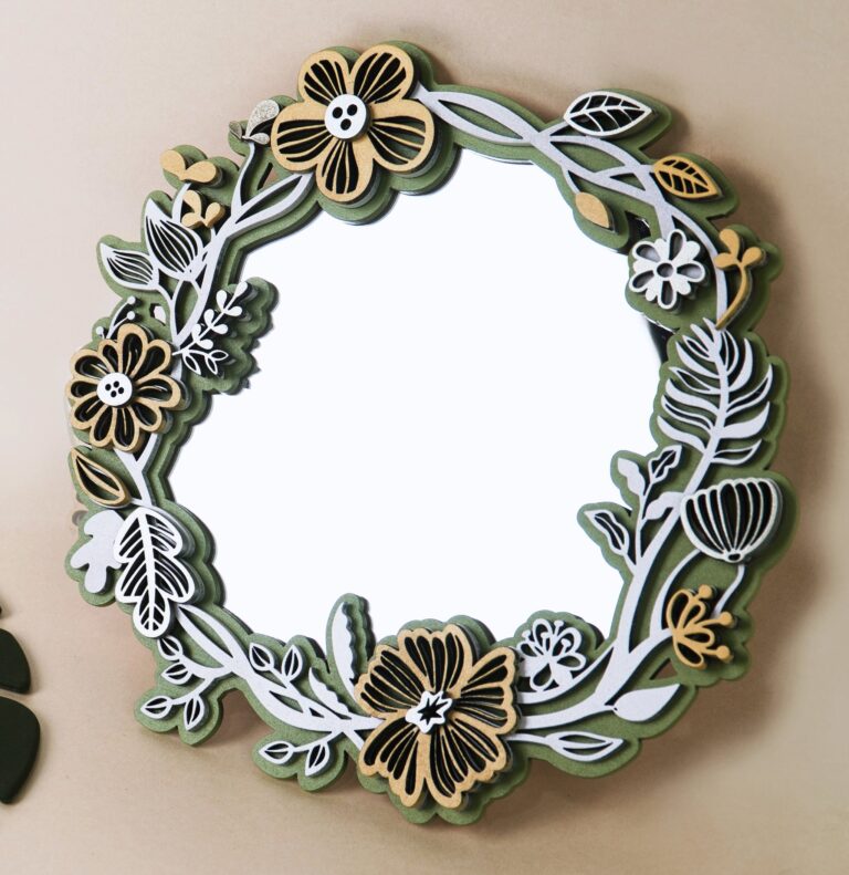 Multilayered floral E0019404 cdr and dxf free vector download for laser ...