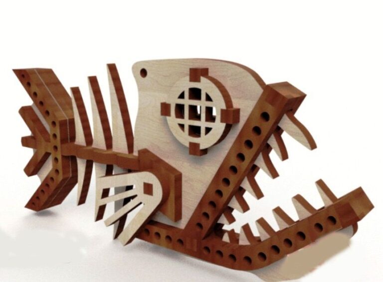 Fish E0019630 file cdr and dxf free vector download for laser cut ...