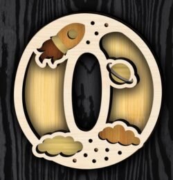 Number Shaker 0 E0019813 file cdr and dxf free vector download for ...