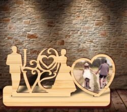 Valentine photo frame E0020529 file cdr and dxf free vector download ...