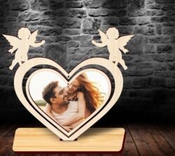 Christmas photo frame E0020256 file cdr and dxf free vector download ...