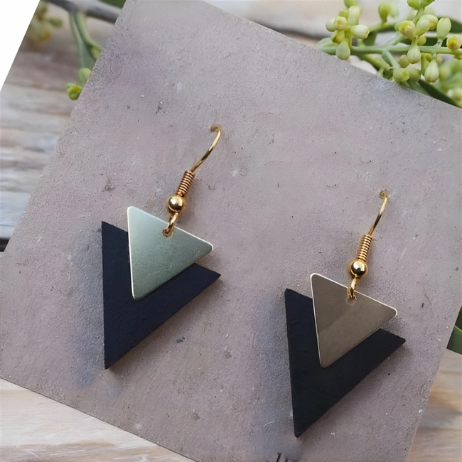 Triangle earring design S0000236 file cdr and dxf pdf free vector ...