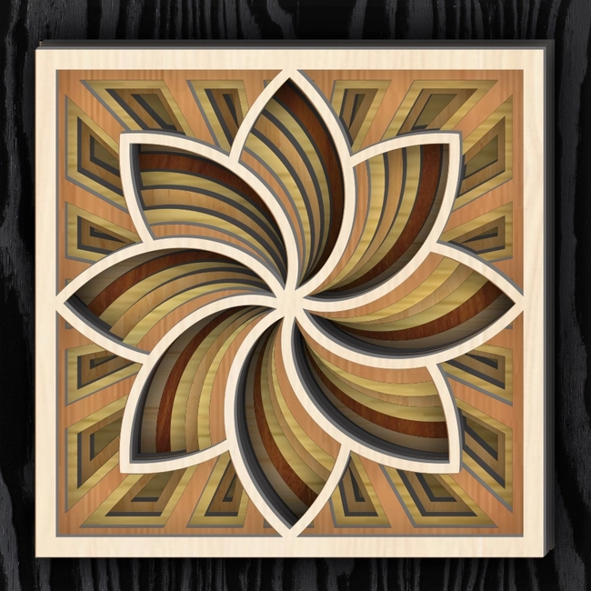 Multilayered mandala E0023610 file cdr and dxf pdf free vector download ...