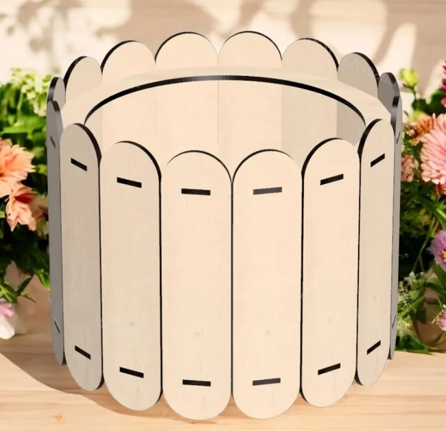 Flower Basket E0023925 file cdr and dxf pdf free vector download for ...