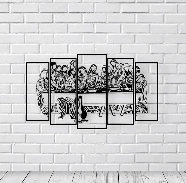 The Last Supper Wall Decor L0000047 file cdr and dxf free vector ...