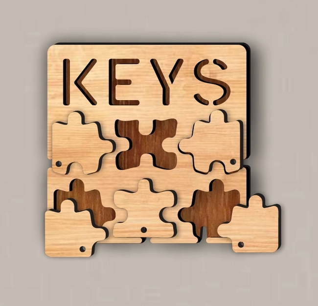 Key Holder L0000527 file cdr and dxf pdf free vector download for laser ...